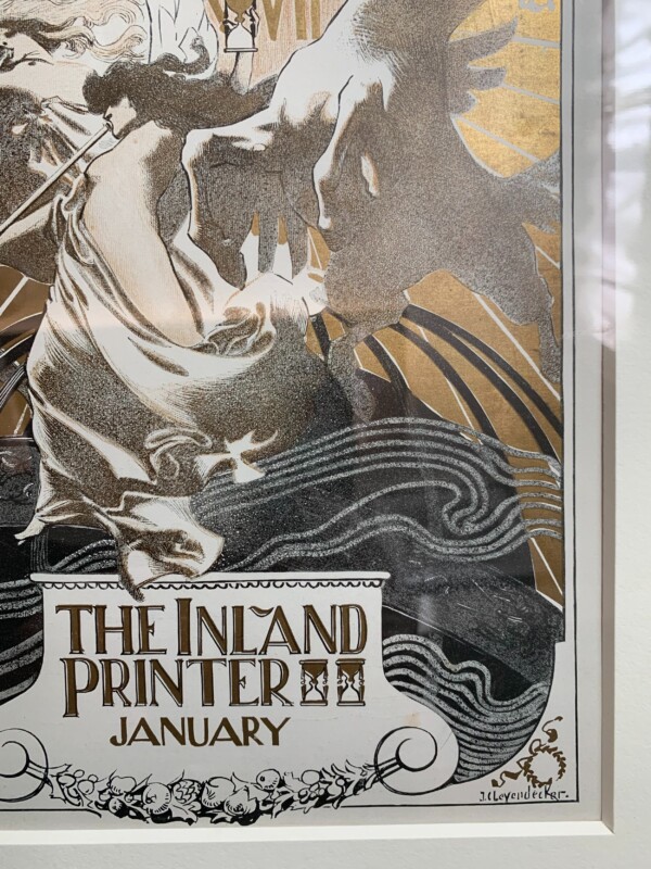 Inland Printer – Art by Leyendecker (1897) US Framed Magazine Cover ...