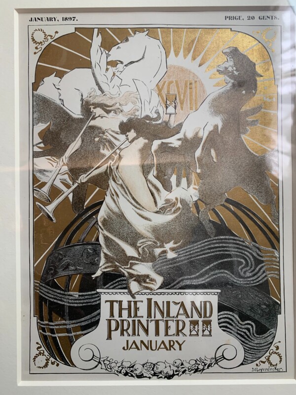 Inland Printer – Art by Leyendecker (1897) US Framed Magazine Cover ...