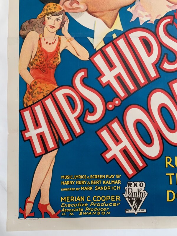 Hips Hips Hooray – Wheeler & Wolsely (1934) US Three Sheet Movie Poster LB - AAA Vintage Posters