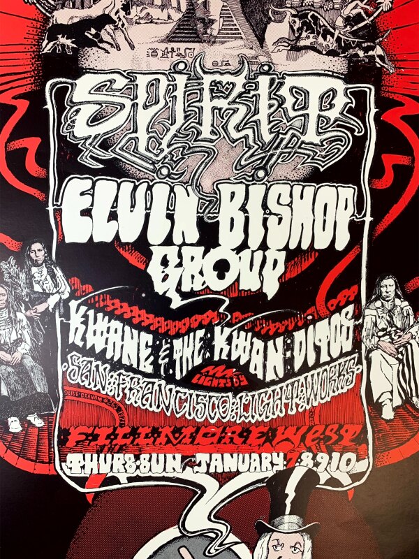 Spirit – Elvin Bishop BG-265 – Art by Norman Orr (1970) 14×22 US Music ...
