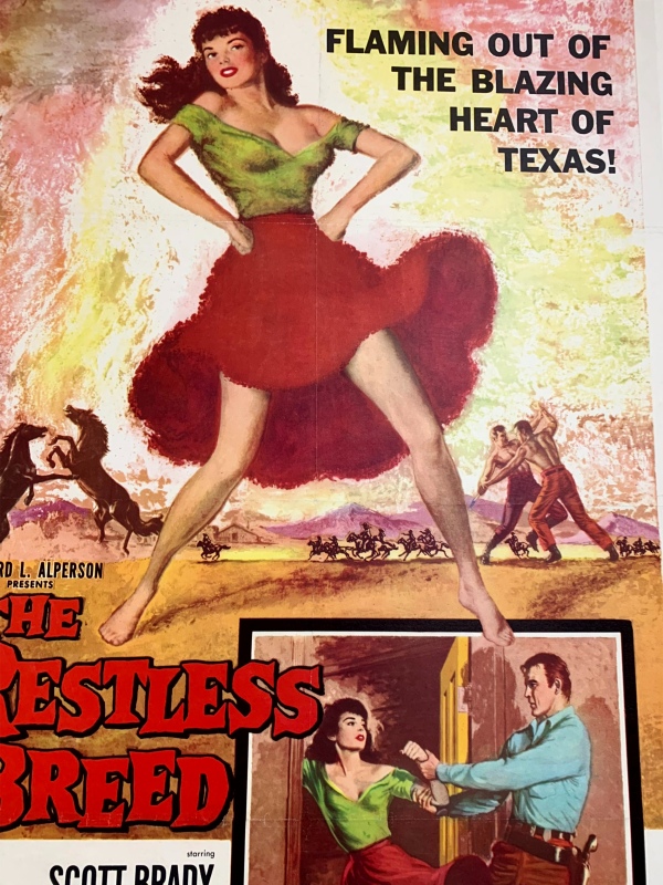 Restless Breed – Anne Bancroft (1957) US One Sheet Movie Poster LB - AAA Vintage Posters