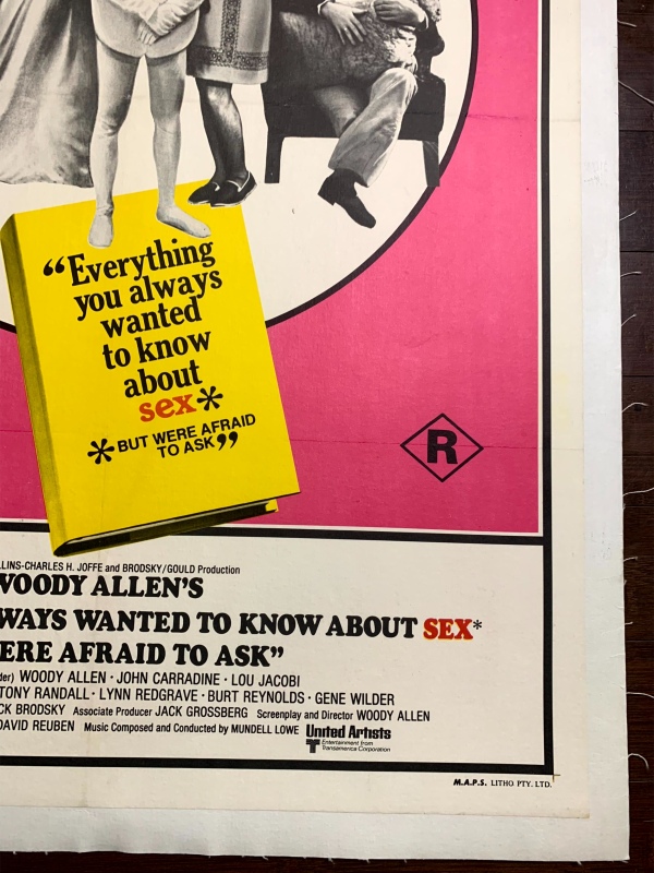 Everything You Always Wanted To Know About Sex* (1972) US One Sheet ...